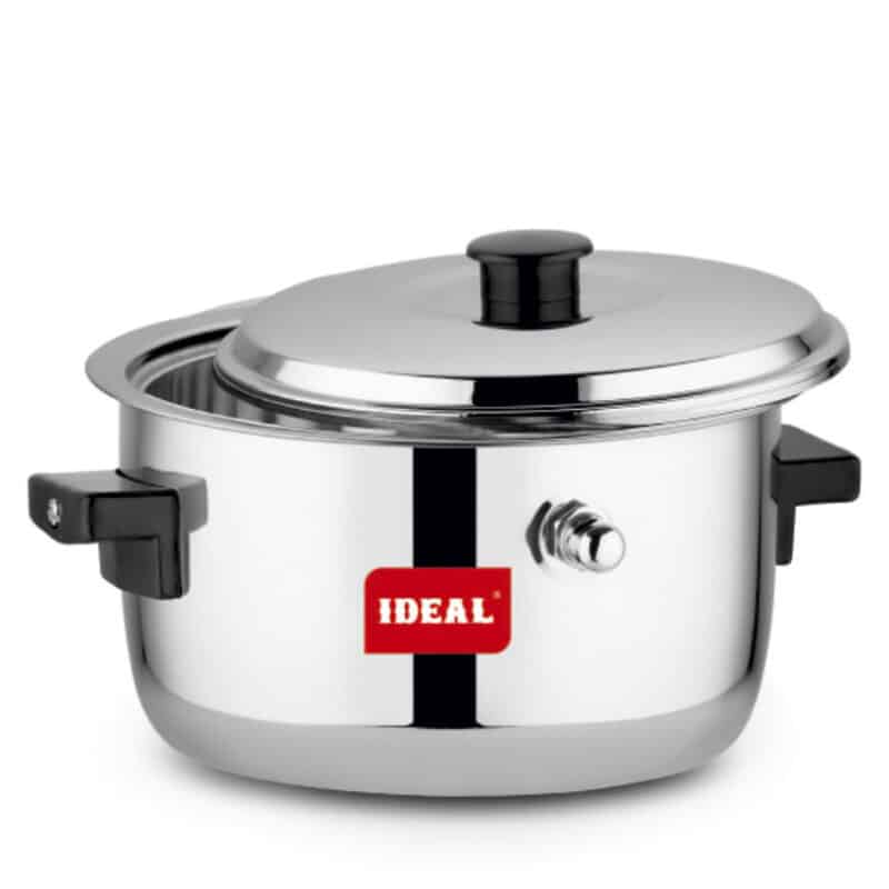 Ideal Eva+ Stainless Steel Milk Boiler (Induction & LPG Base) - Esafa Shop