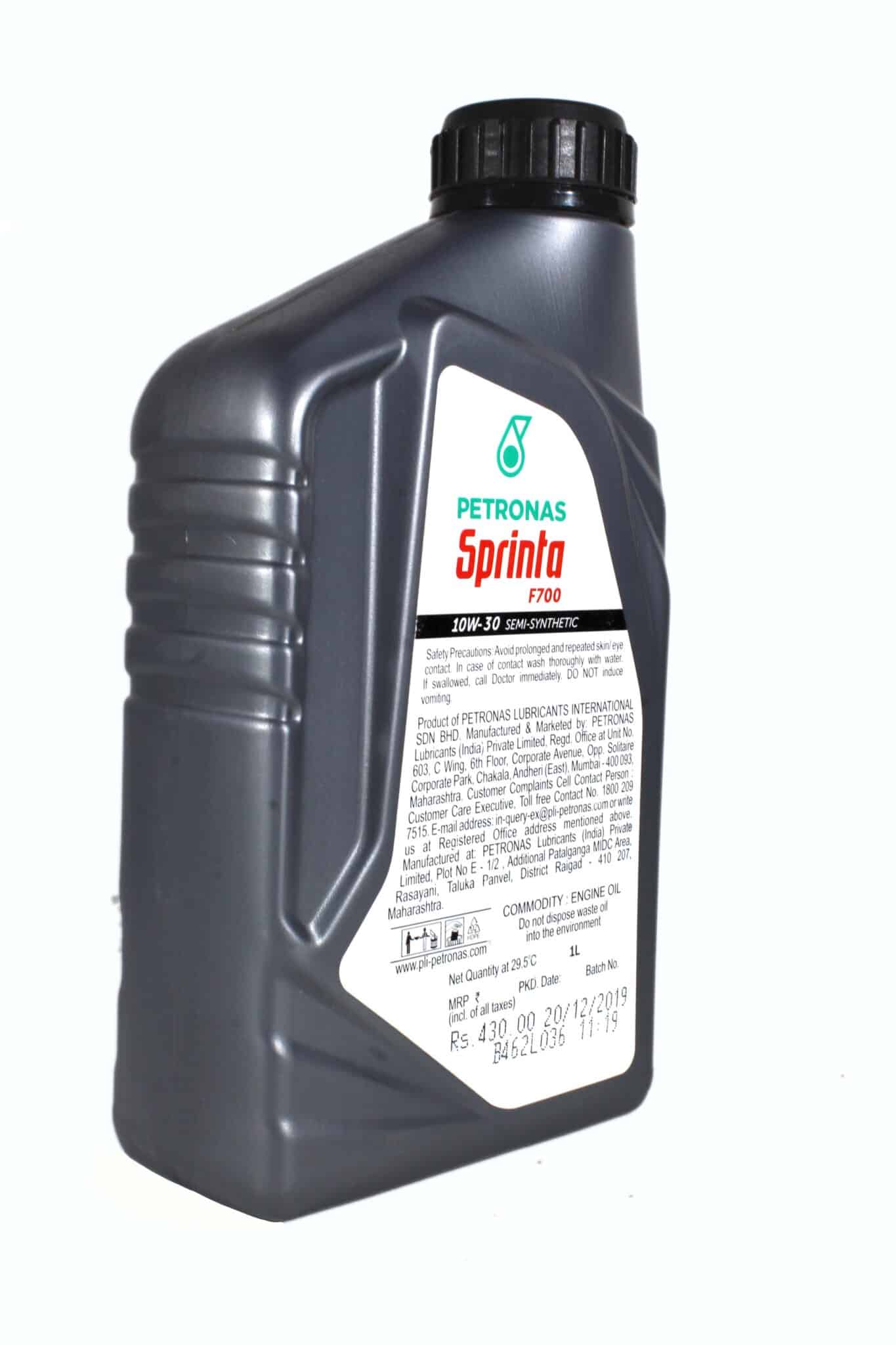 Petronas Sprinta F700 10W 30 Semi Synthetic Engine Oil 1 Litre - Esafa Shop